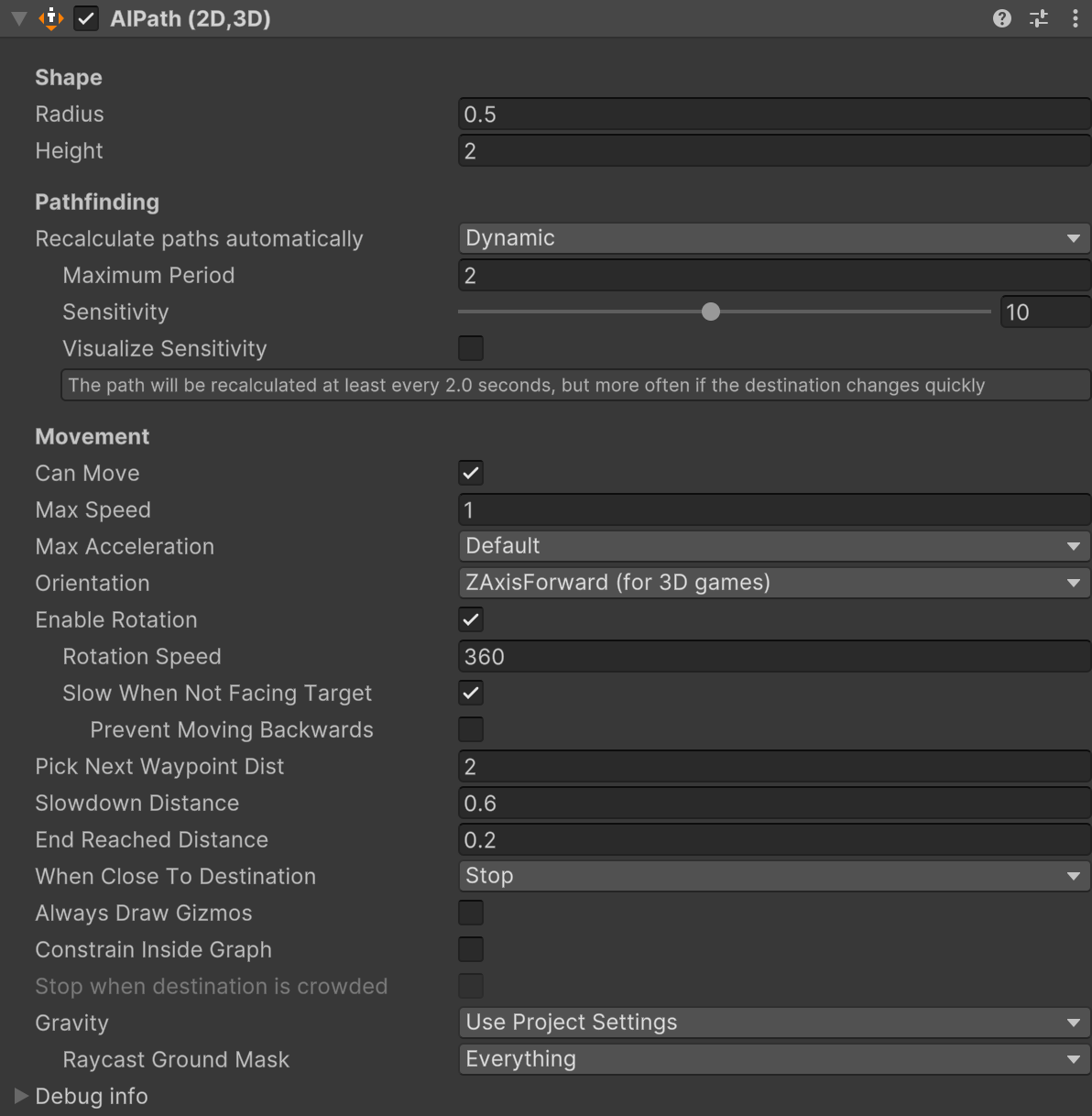 AIPath - A* Pathfinding Project