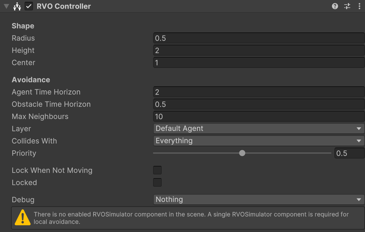 RVOController - A* Pathfinding Project